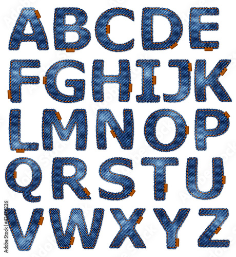 "Denim alphabet" Stock photo and royalty-free images on Fotolia.com ...
