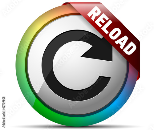 "Reload button" Stock image and royalty-free vector files on Fotolia ...
