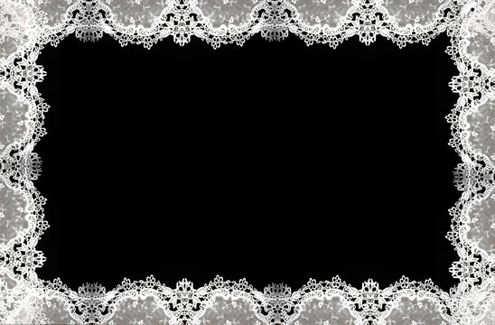 Lace Border Transparent