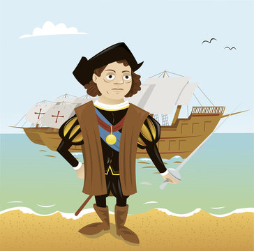 Christopher Columbus Cartoon Images – Browse 615 Stock Photos, Vectors ...
