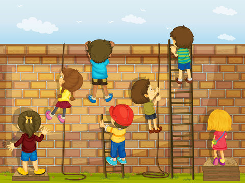Climbing Wall Cartoon Images – Browse 1,630 Stock Photos, Vectors, and ...