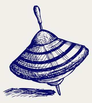 Spinning Top Drawing