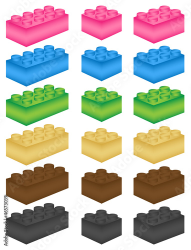 "Lego Steine Vektor Set bunt" Stockfotos und lizenzfreie Vektoren auf ...