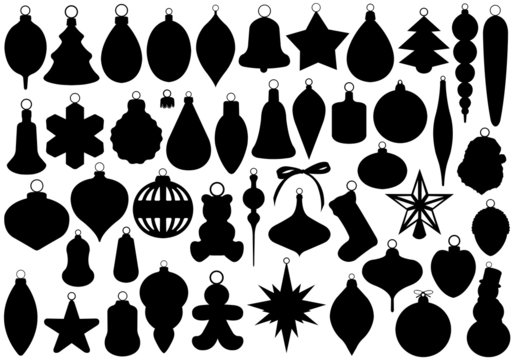Christmas ball shapes store