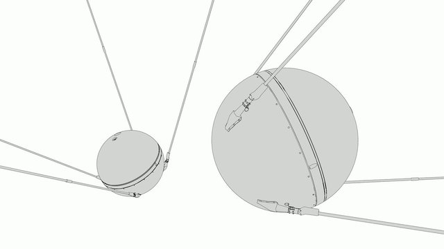 Sputnik 1 Satellite 1957