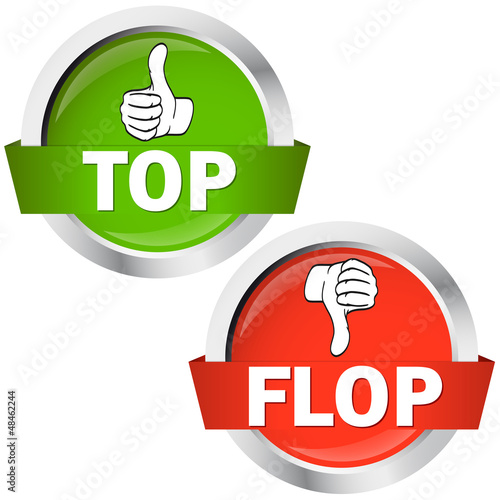 "Buttons Top oder Flop" Stockfotos und lizenzfreie Vektoren auf Fotolia ...