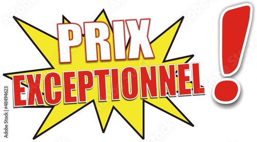 "étiquette prix exceptionnel" fichier vectoriel libre de droits sur la ...