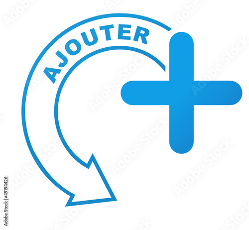 "ajouter sur symbole bleu" fichier vectoriel libre de droits sur la ...