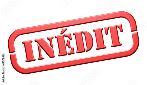 "Tampon "Inédit"" photo libre de droits sur la banque d'images Fotolia ...