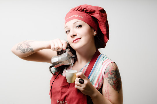 Pastry Chef Pin Up Tattoos