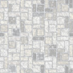 Sewing fabric with Floor tile. Seamless texture. - CottonBee