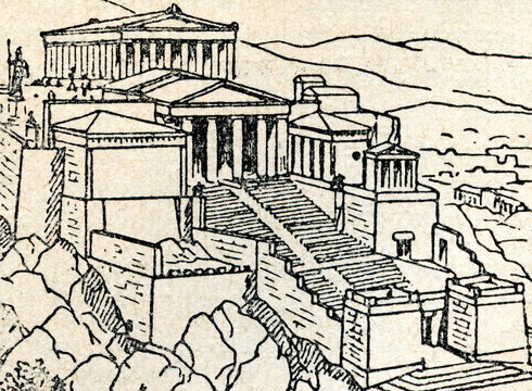 Acropolis Drawing