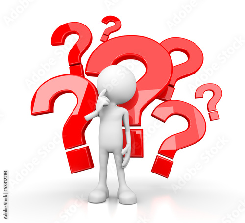 "3D Minimalistic Person - Questions" Stockfotos und lizenzfreie Bilder ...