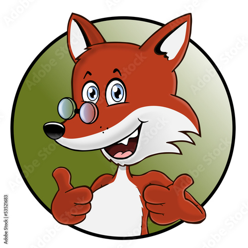 "Schlauer Fuchs_Ausschnitt" photo libre de droits sur la banque d ...