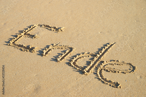 "Strand mit dem Wort Ende" Stockfotos und lizenzfreie Bilder auf ...