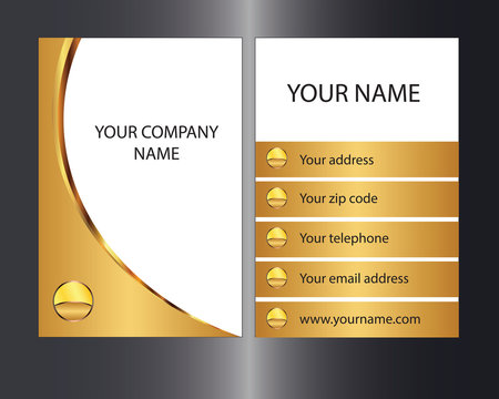 Gold Visiting Card Images – Browse 9,265 Stock Photos, Vectors, and ...