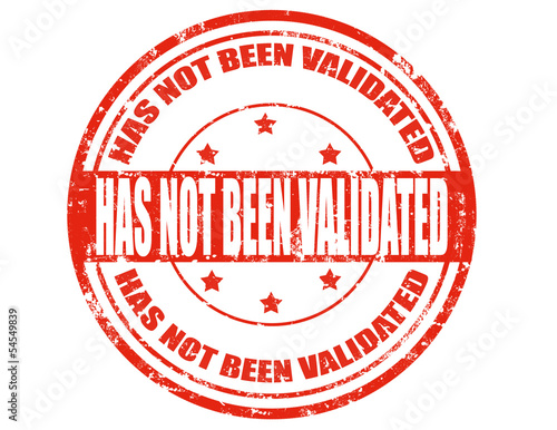 "Has not been validated-stamp" Stock image and royalty-free vector ...
