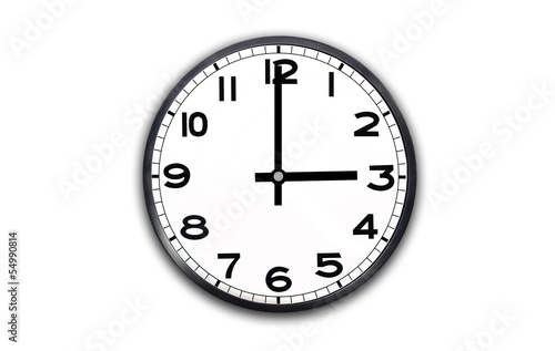 "pendule 3 heures" photo libre de droits sur la banque d'images Fotolia ...
