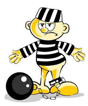 Ball And Chain Cartoon Images – Browse 4,830 Stock Photos, Vectors, and ...