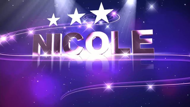 Nicole Name Graphic