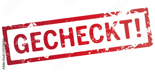 "roter stempel gecheckt" Imagens e vetores de stock Royalty Free no ...