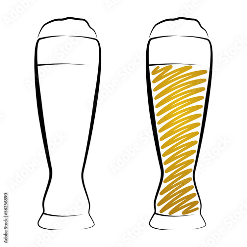 "strichzeichnung weissbier I" Stockfotos und lizenzfreie Vektoren auf ...