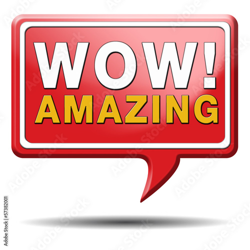 "wow amazing sign" Stock photo and royalty-free images on Fotolia.com ...