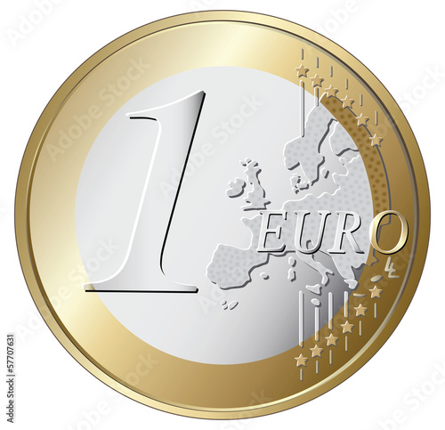 "one euro coin vector illustration" Stockfotos und lizenzfreie Vektoren ...