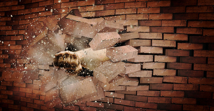 Punch Through Brick Wall