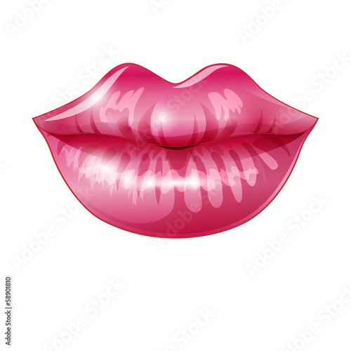 Pink Lips Stock Image And Royalty Free Vector Files On