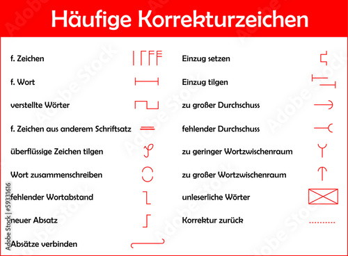 "Korrekturzeichen" Stockfotos und lizenzfreie Vektoren auf Fotolia.com ...