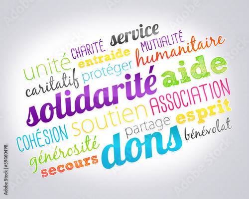 "solidarité" photo libre de droits sur la banque d'images Fotolia.com ...