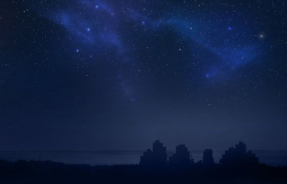 City Night Sky Texture