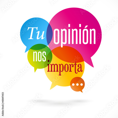 "Tu opinión nos importa!" Imágenes de archivo y vectores libres de ...