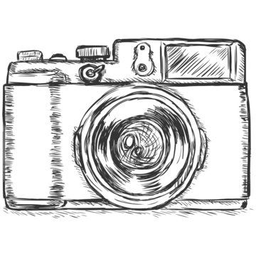 Camera Sketch Clipart
