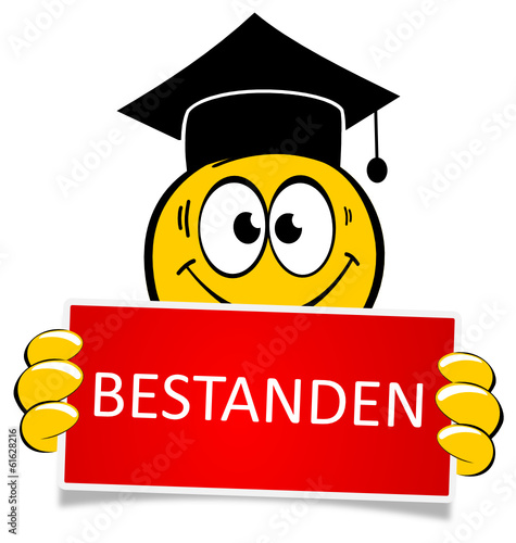 "Smiley Absolvent bestanden" Stockfotos und lizenzfreie Vektoren auf ...