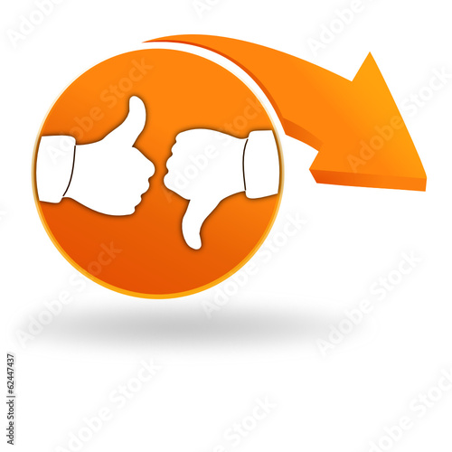 "donner son avis sur bouton orange" fichier vectoriel libre de droits ...
