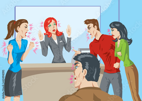 "Angry customers" Stock image and royalty-free vector files on Fotolia ...