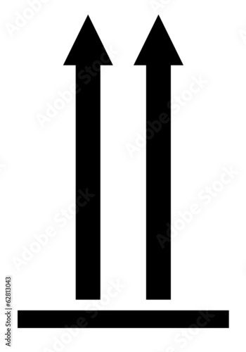 "Double flèche haut du colis" fichier vectoriel libre de droits sur la ...