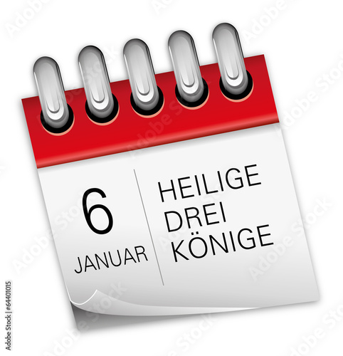 "Kalender rot 6 Januar Heilige Drei Könige" Stockfotos und lizenzfreie ...