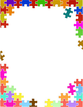 Jigsaw Puzzle Border Images – Browse 3,382 Stock Photos, Vectors, and ...