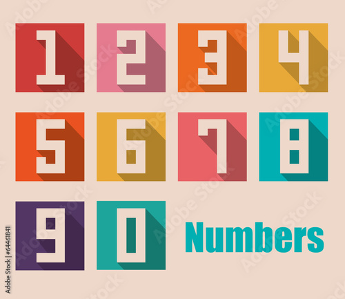 "Numbers design" Stock image and royalty-free vector files on Fotolia ...