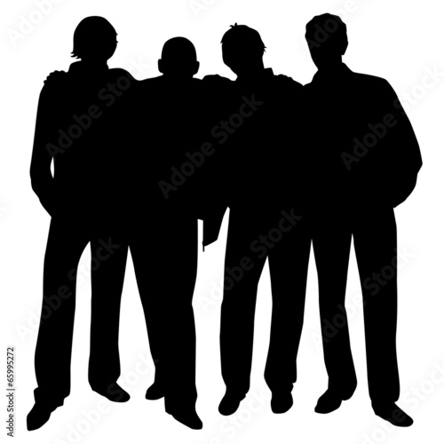 "four guys silhouette" Stockfotos und lizenzfreie Vektoren auf Fotolia ...