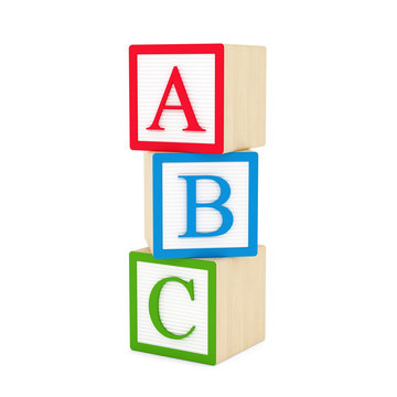 Baby Blocks Clipart Stacked
