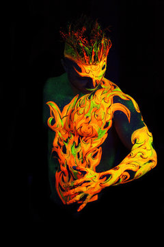 Fluorescent Body Art Images – Browse 46 Stock Photos, Vectors, and ...