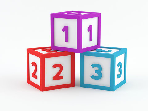 Abc 123 Blocks Clipart