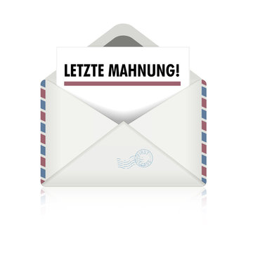 Clipart Mahnung Mieter