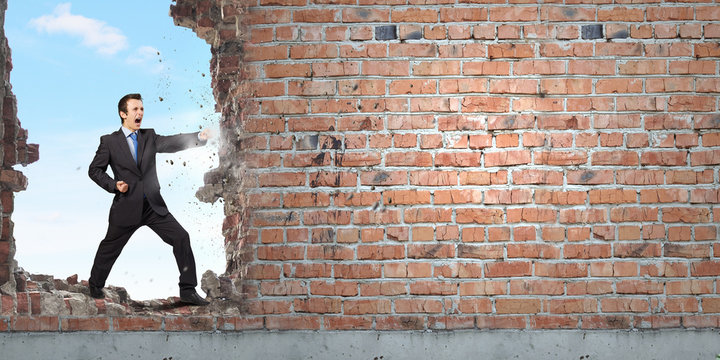 Punch Through Brick Wall