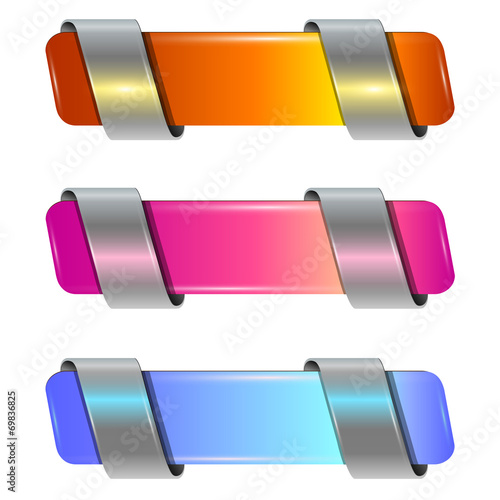 "Banners, 3D backgrounds design" Stock image and royalty-free vector ...