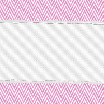 Pink Chevron Border Template
